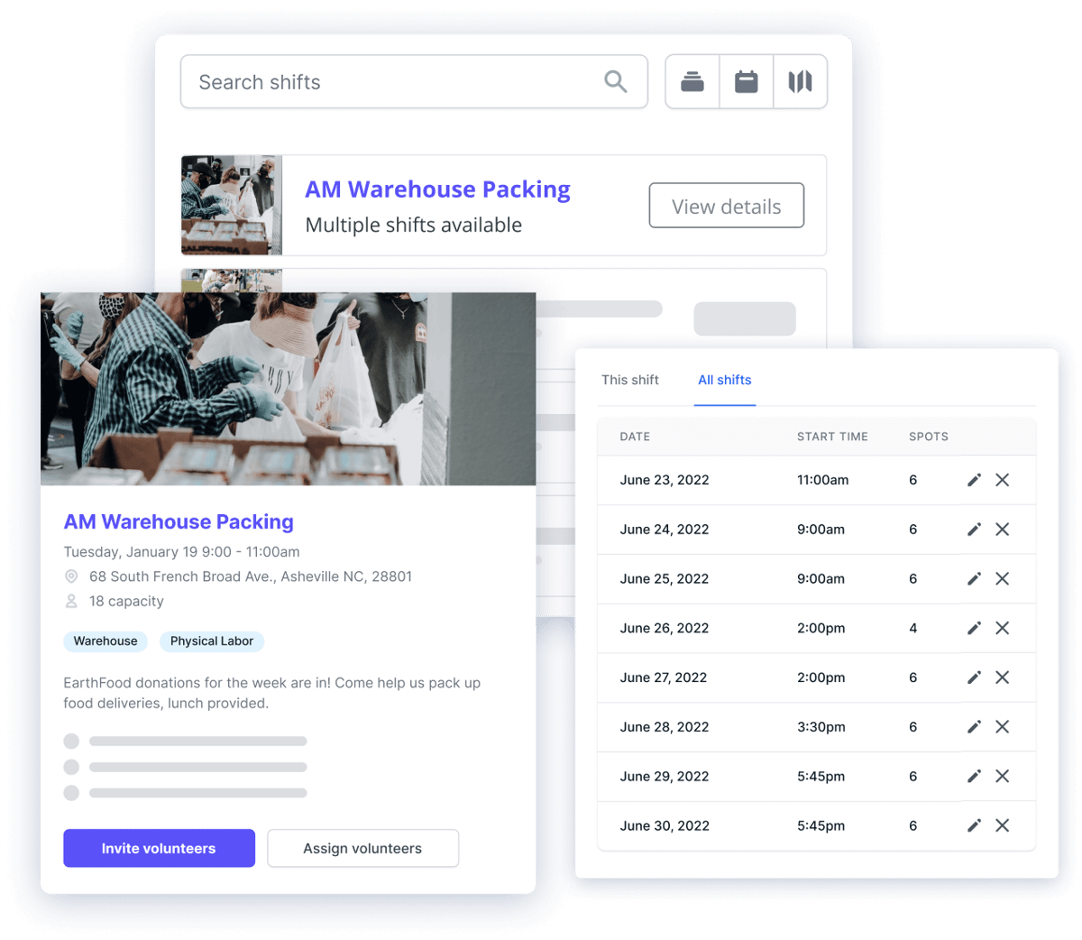Shift - Volunteer Management Software